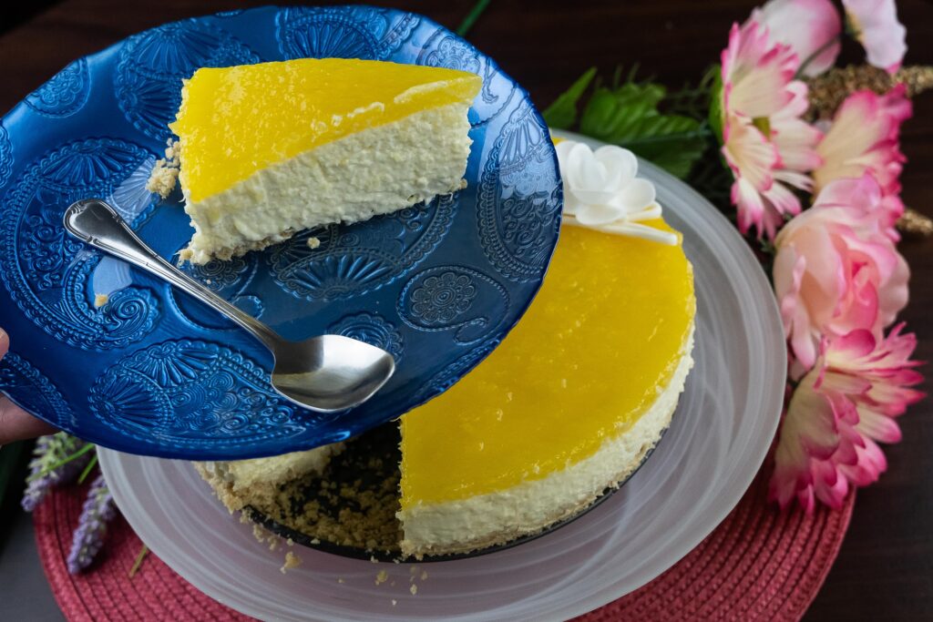 The best mango cheesecake - Que Bien Sabe by Marina