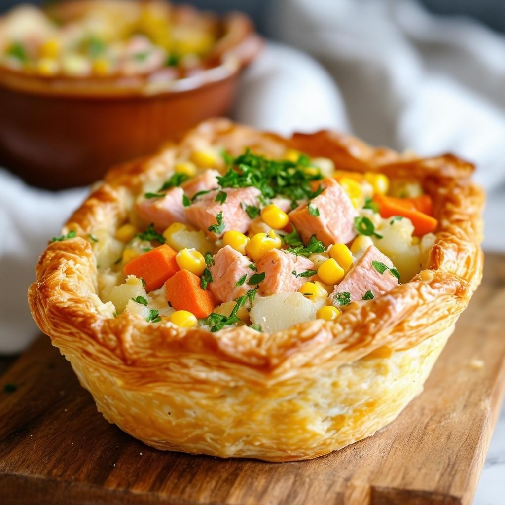Puff Pastry Basket with Potato Salad - Que Bien Sabe by Marina
